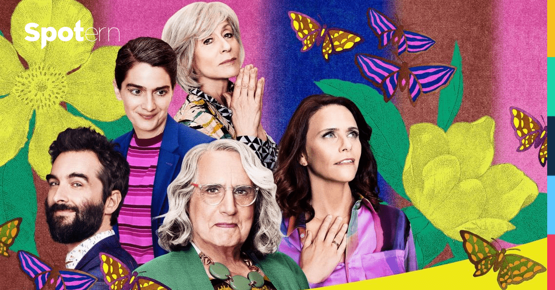 Sarah Pfefferman (played by Amy Landecker) outfits on Transparent