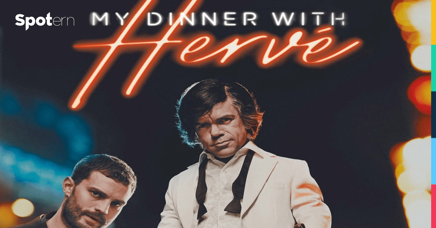 Danny Tate (played by Jamie Dornan) outfits on My Dinner with Hervé