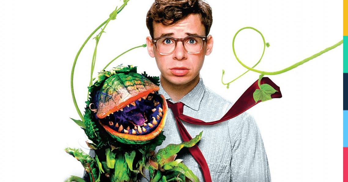 Seymour Krelborn (played by Rick Moranis) outfits on Little Shop of Horrors