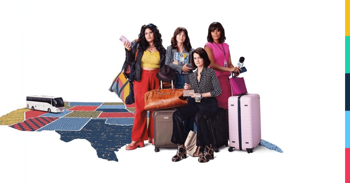 The Girls on the Bus: Clothes, Outfits, Brands, Style and Looks | Spotern