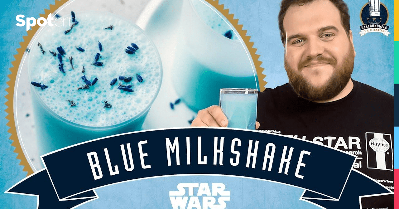 RECETTE STAR WARS - MILKSHAKE AU LAIT BLEU (S01E01) - Gastronogeek ...