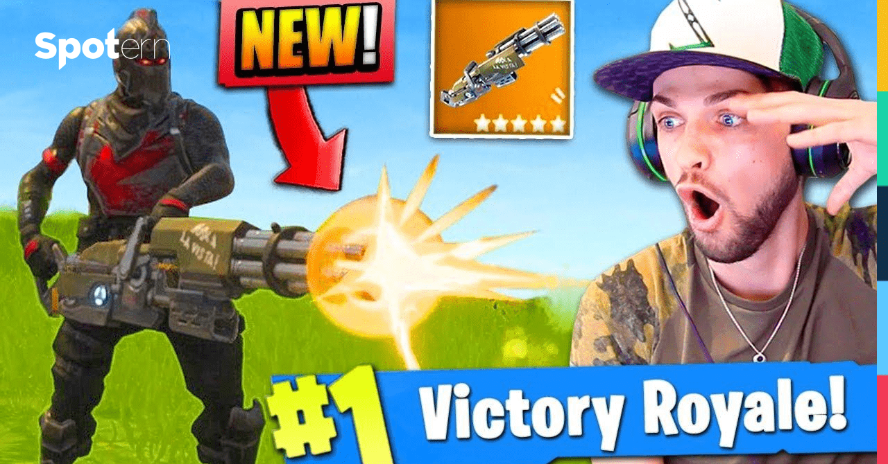 *NEW* MINI-GUN GAMEPLAY in Fortnite: Battle Royale! (LEGENDARY ...
