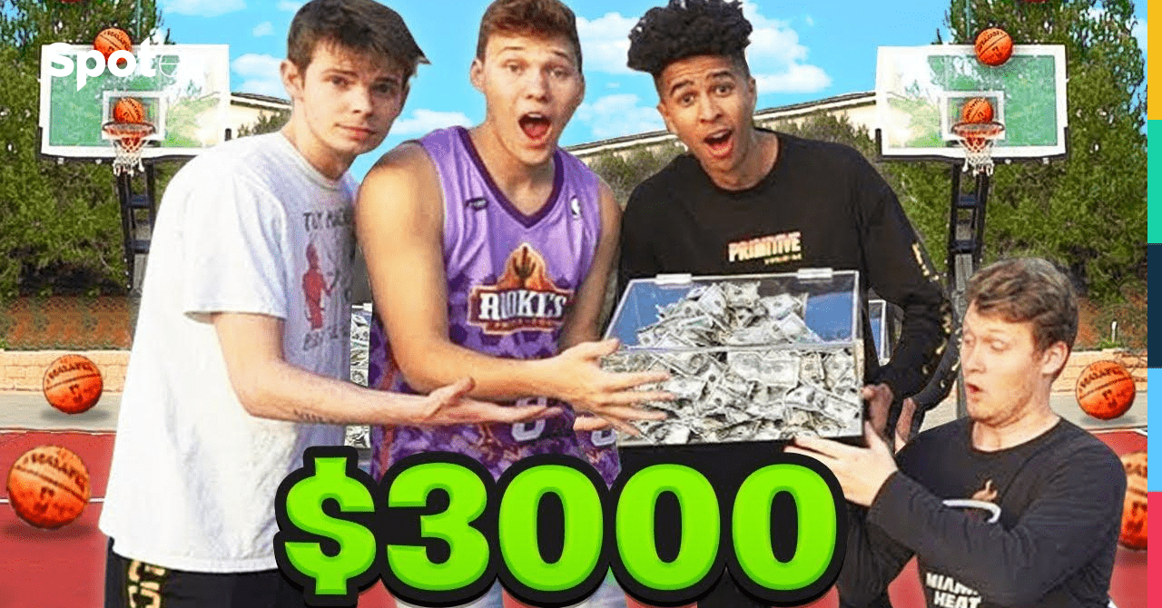Last To Miss 3 Point NBA Basketball Shot WINS $3000: Clothes, Outfits ...