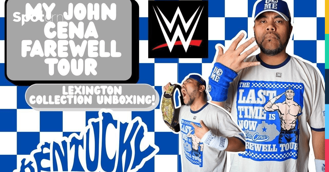 MY JOHN CENA FAREWELL TOUR LEXINGTON COLLECTION UNBOXING!: Clothes ...