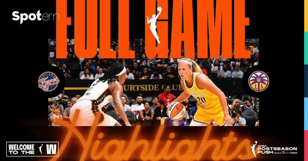 Indiana Fever vs. Los Angeles Sparks | FULL GAME HIGHLIGHTS | August 29 ...