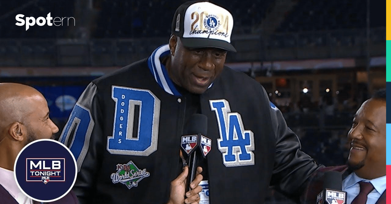 Magic Johnson joins the set! | MLB Tonight: Clothes, Outfits, Brands ...