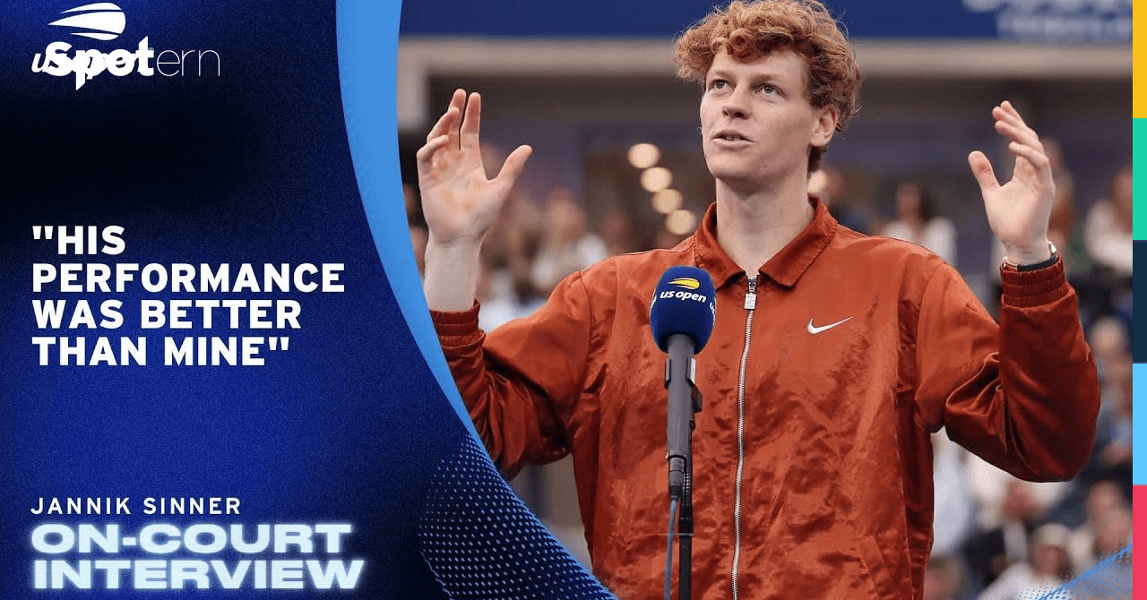 Jannik Sinner On-Court Interview | 2025 US Open Final: Clothes, Outfits ...
