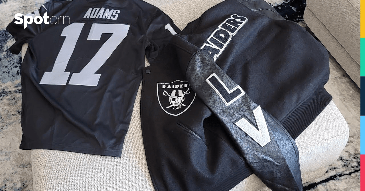 Raiders Merch Haul (Adams Jersey and Varsity Jacket): Clothes, Outfits ...