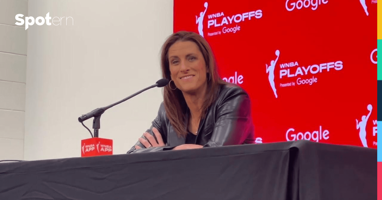 Stephanie White, Lexie Hull pregame | Game 3 Fever vs Aces: Clothes ...