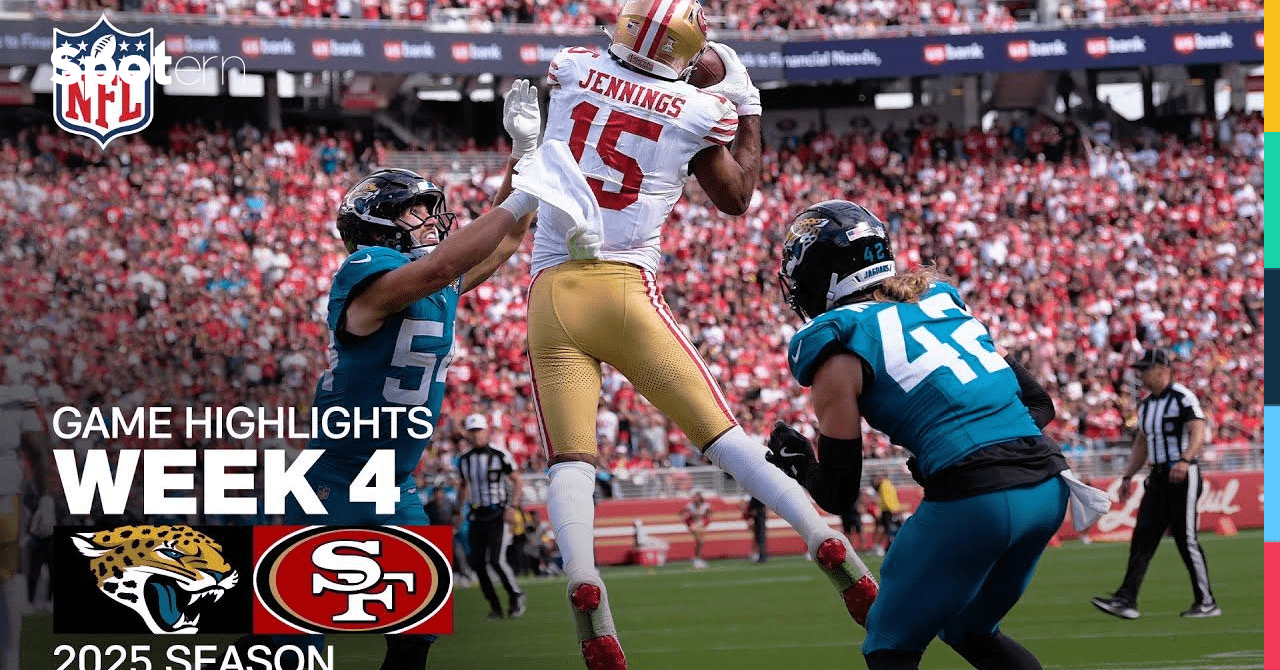 Jacksonville Jaguars vs. San Francisco 49ers Game Highlights | NFL 2025 ...