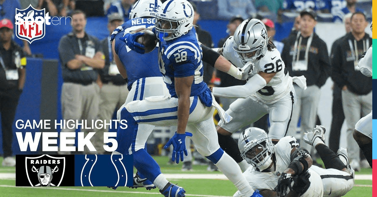 Las Vegas Raiders vs Indianapolis Colts Game Highlights | 2025 NFL ...