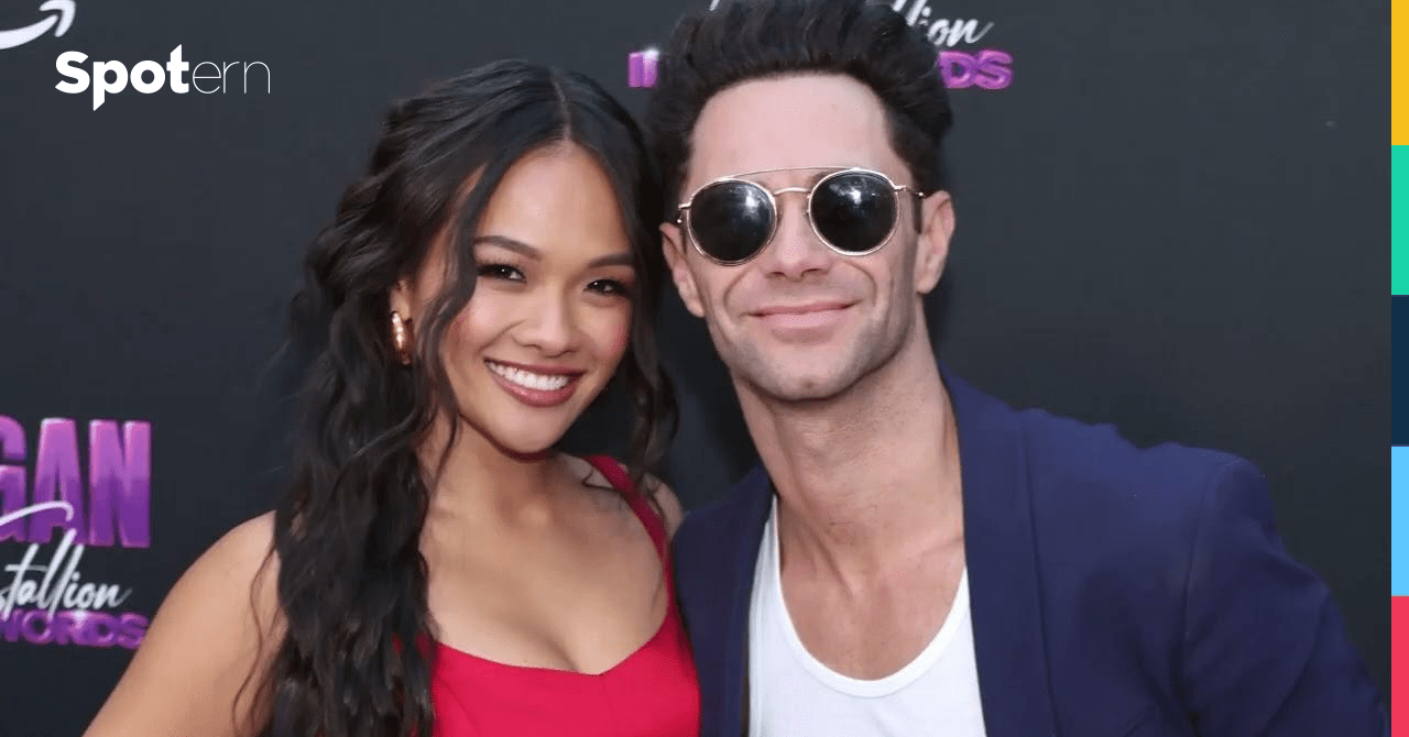 Jenn Tran and Sasha Farber stun at 'Suits LA' premiere for a stylish ...