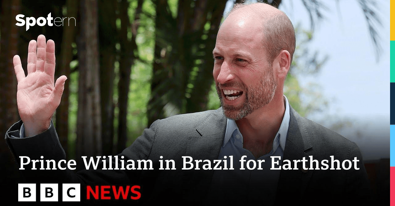 Prince William arrives in Rio de Janeiro for Earthshot Prize | BBC News ...