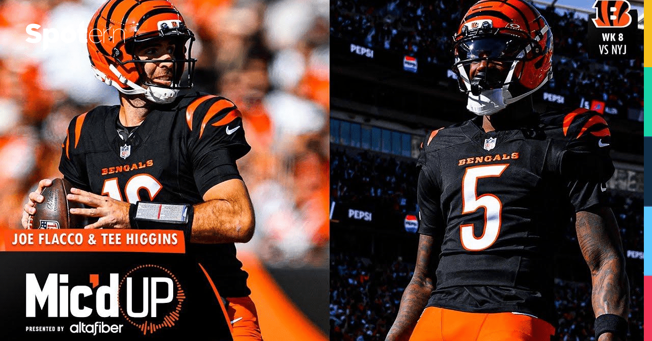 Joe Flacco & Tee Higgins Mic'd Up vs NY Jets Week 8 | 2025 Mic'd Up ...