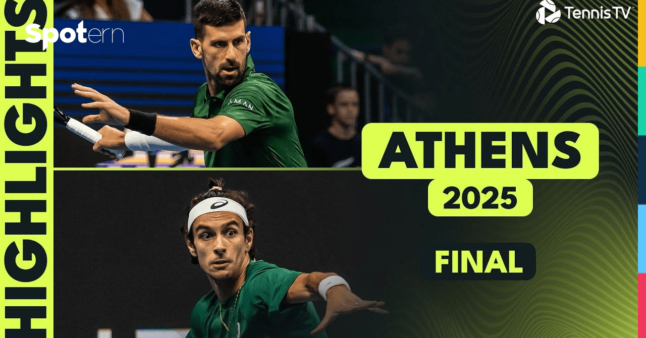 Novak Djokovic vs Lorenzo Musetti For The Trophy! | Athens 2025 Final ...