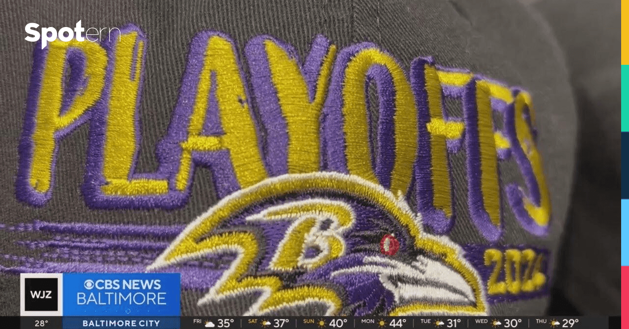 Ravens fans stock up on "purple" gear ahead of playoffs: Clothes ...