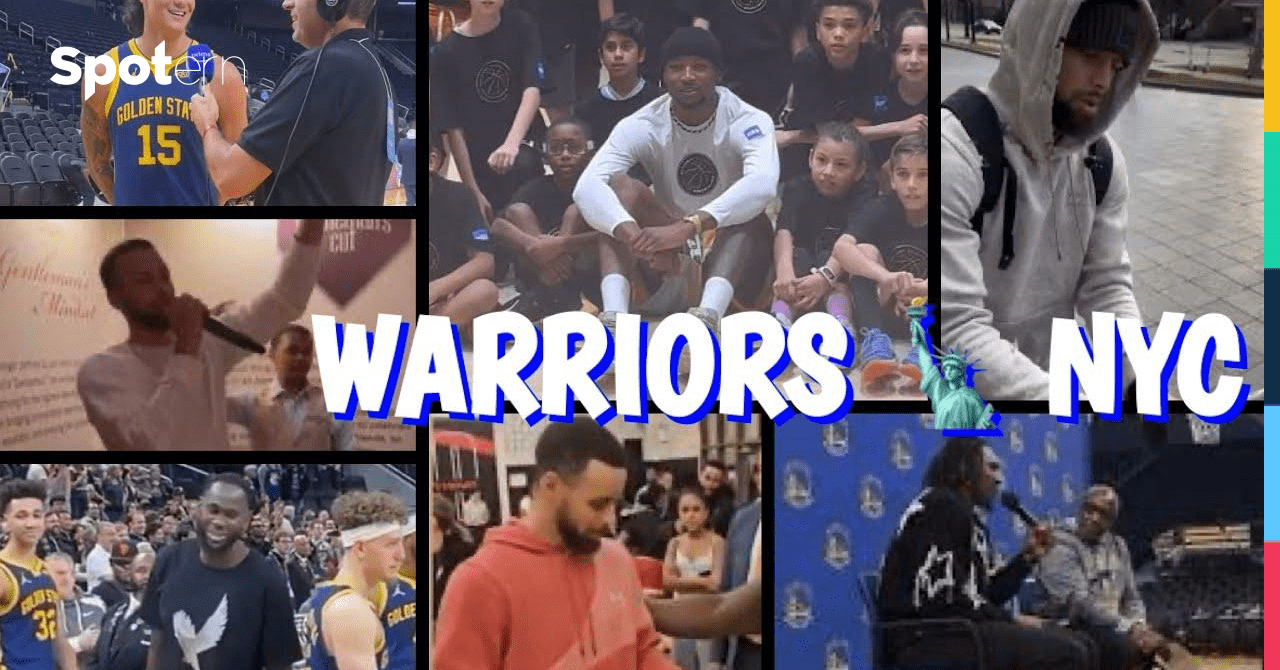 Steph Curry, Kuminga, Warriors off-court behind-the-scenes 🗽up thru NYC ...