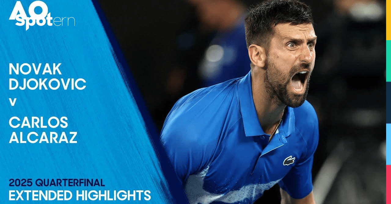 Novak Djokovic v Carlos Alcaraz Extended Highlights | Australian Open ...