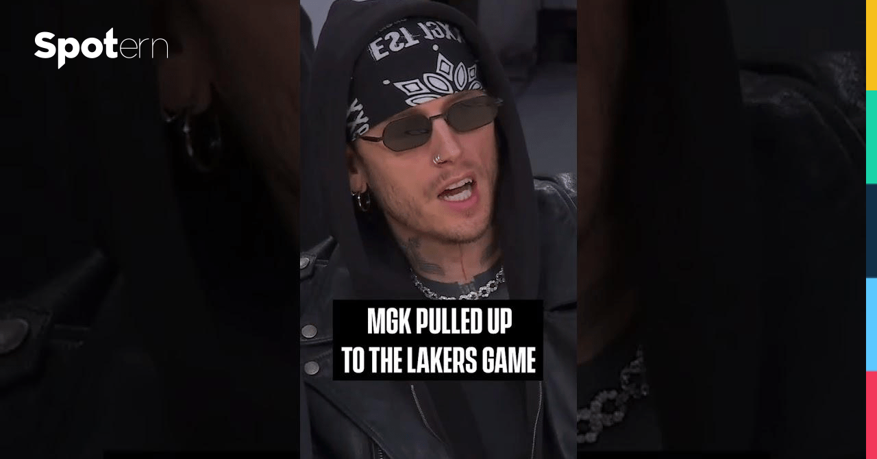Courtside MGK at the Lakers game 🌟: Clothes, Outfits, Brands, Style and ...