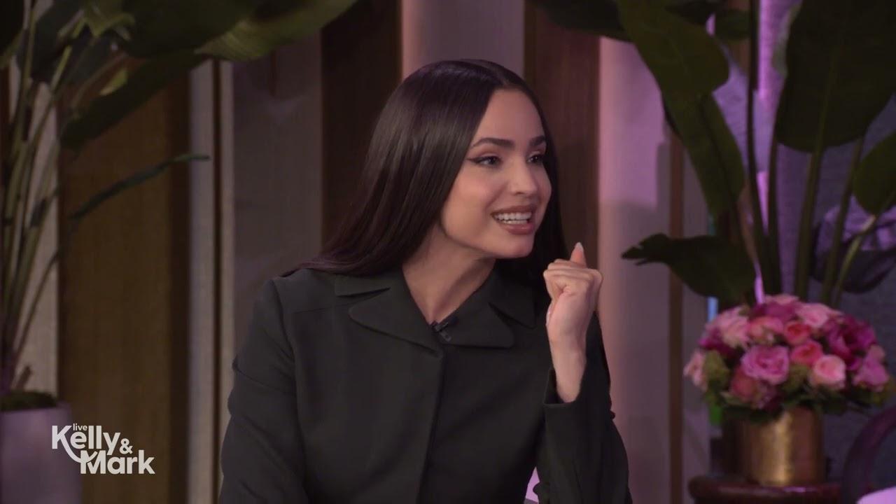 The Today Show 2025 Black & White Polka Dot Blazer worn by Sofia Carson in the YouTube video ...