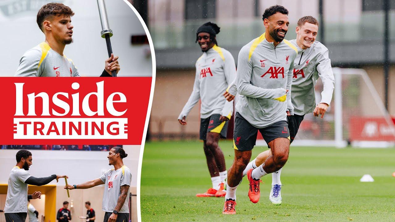 LFC 25/26 Pro-Training White Top in Inside Training: Wirtz, Frimpong ...