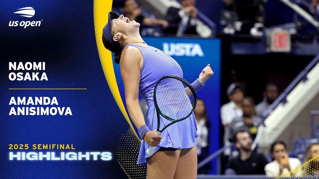 Chaqueta naranja del US Open usada por Naomi Osaka en Naomi Osaka vs ...