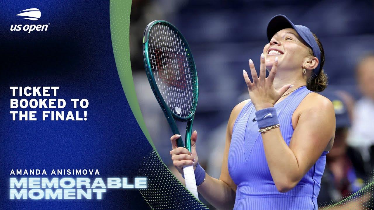 US Open Blue Track Jacket worn by Amanda Anisimova in Match Point ...