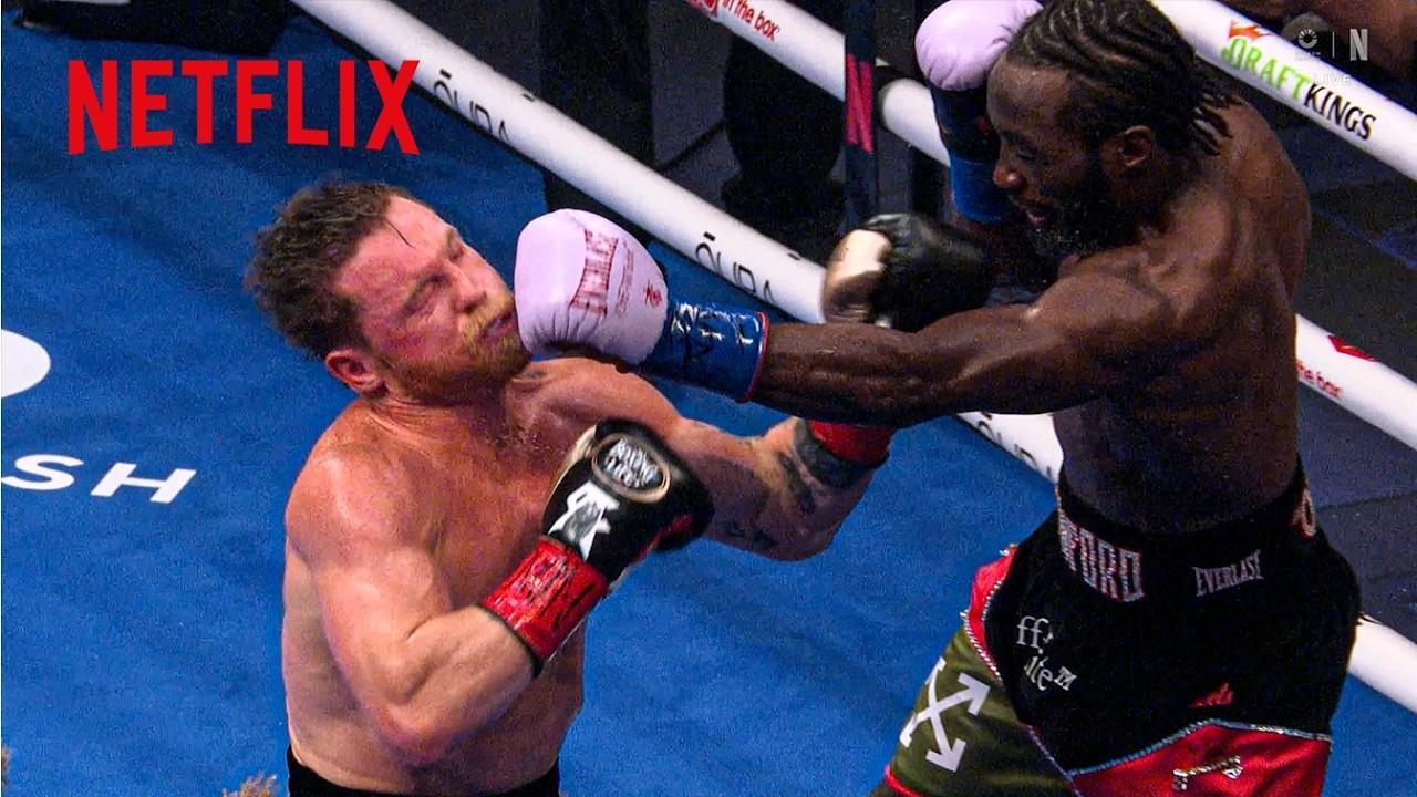Attends Netflix Canelo v Crawford Fight Sweatshirt worn by Mark ...
