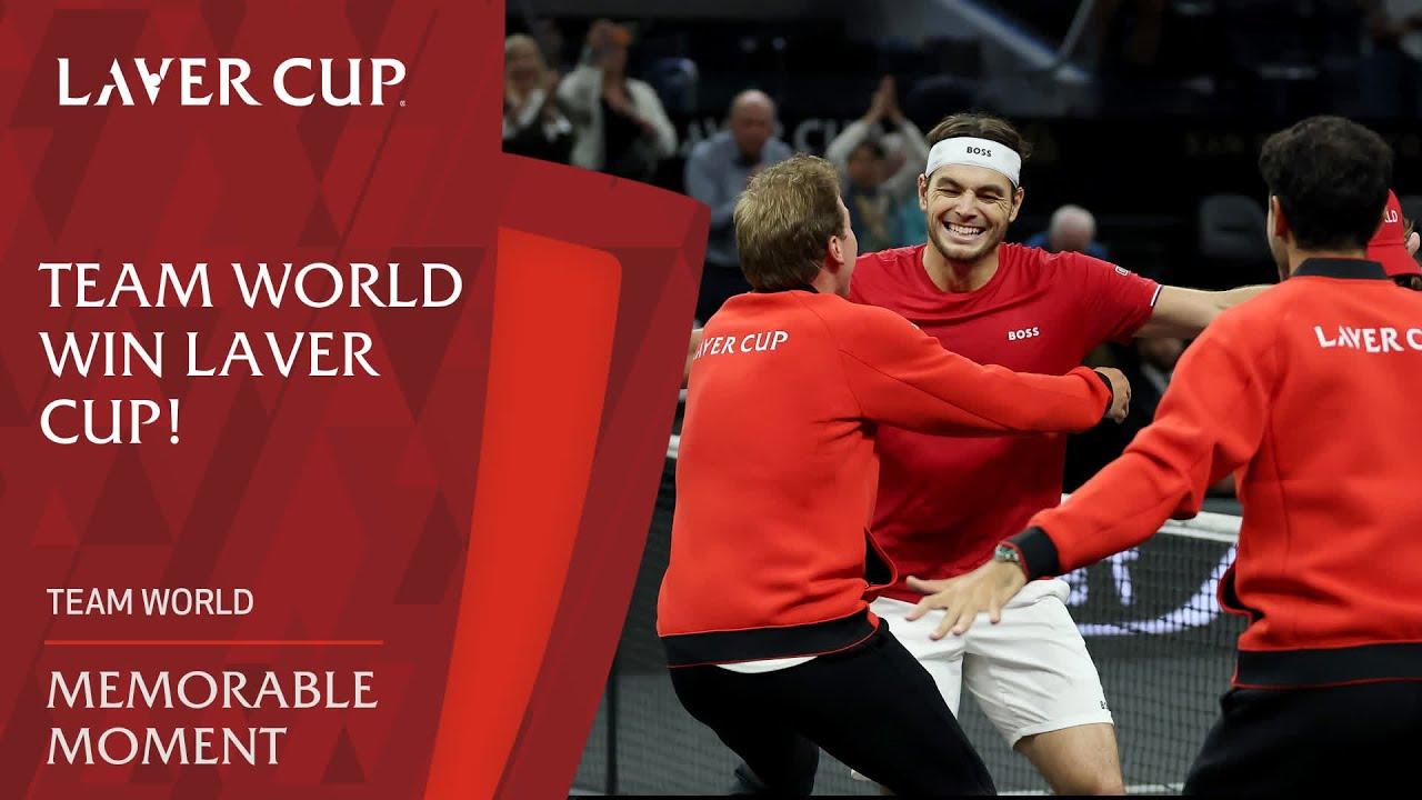 Laver Cup 2025 Red Jacket in Team World Win Laver Cup! | Laver Cup 2025 ...