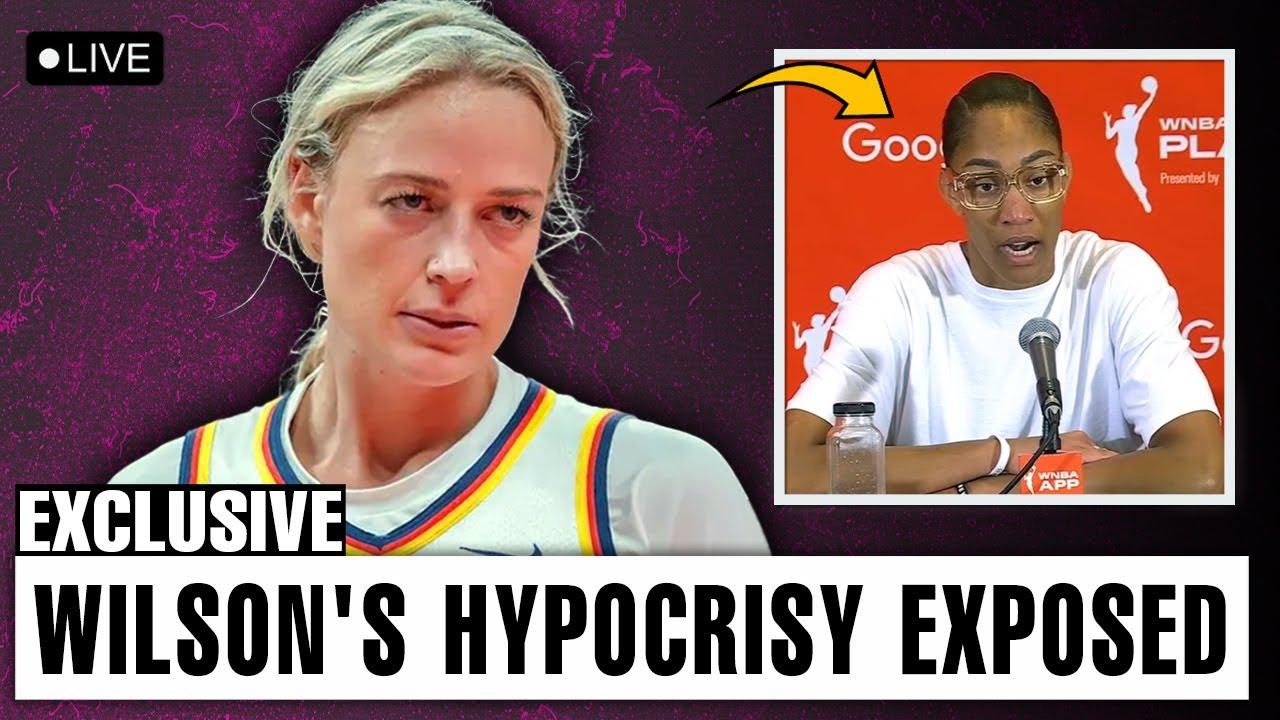 WNBA Playoffs Semifinals Sophie Cunningham Printed T-Shirt in Sophie Cunningham EXPOSES A'ja ...