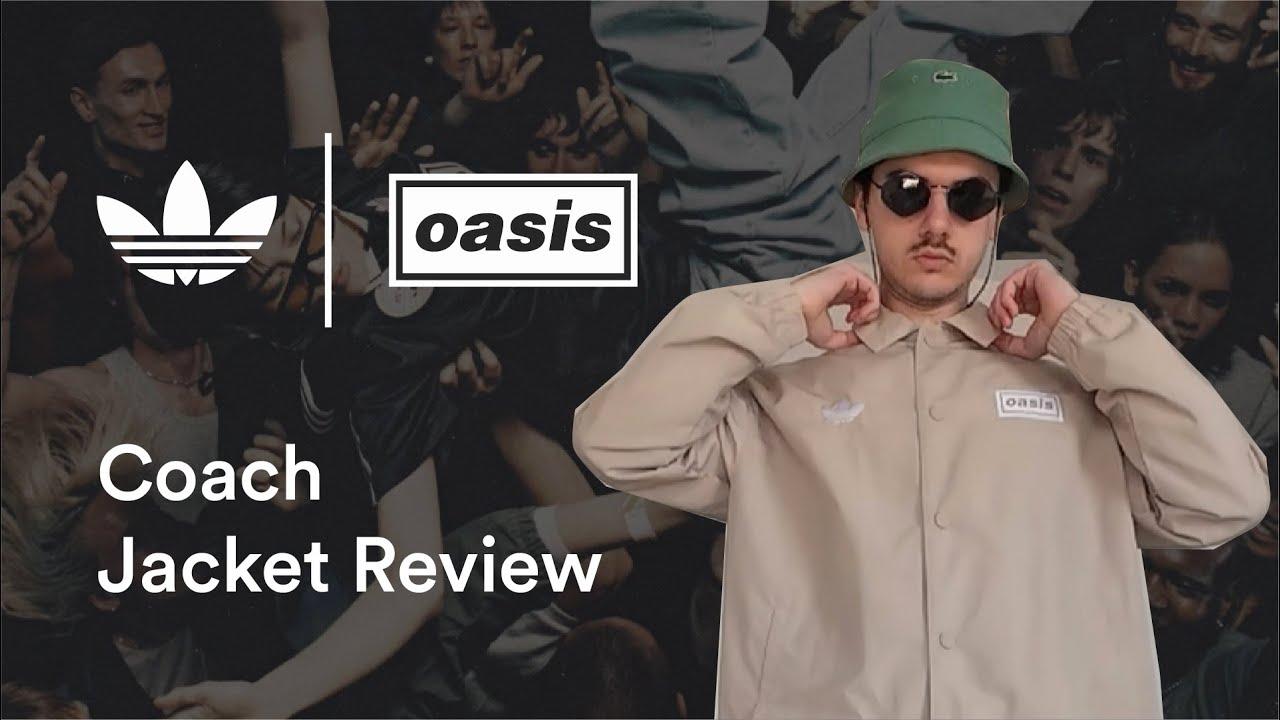 Adidas x Oasis Tour Coach Jacket worn by Dean Chalkley in Adidas x ...