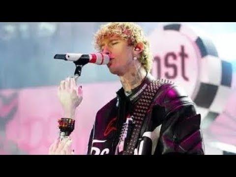 MGK F1 Las Vegas Black Leather Jacket in Machine Gun Kelly Drops Racy ...