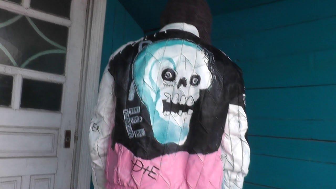 Lil Peep Never Say Die Jacket in Lil Peep DIY Leather Jacket Never Say ...