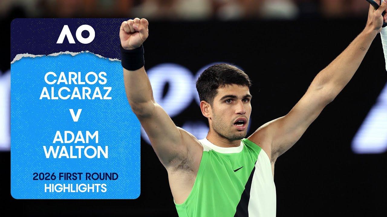 Carlos Alcaraz 2026 Australian Open Tank Top worn by Carlos Alcaraz in ...