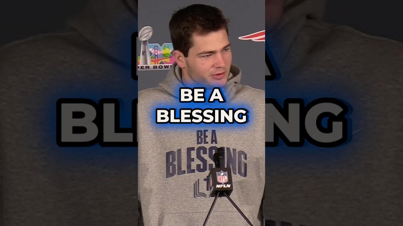 Patriots Drake Maye On Meaning Behind His “Be A Blessing” Sweatshirt ...