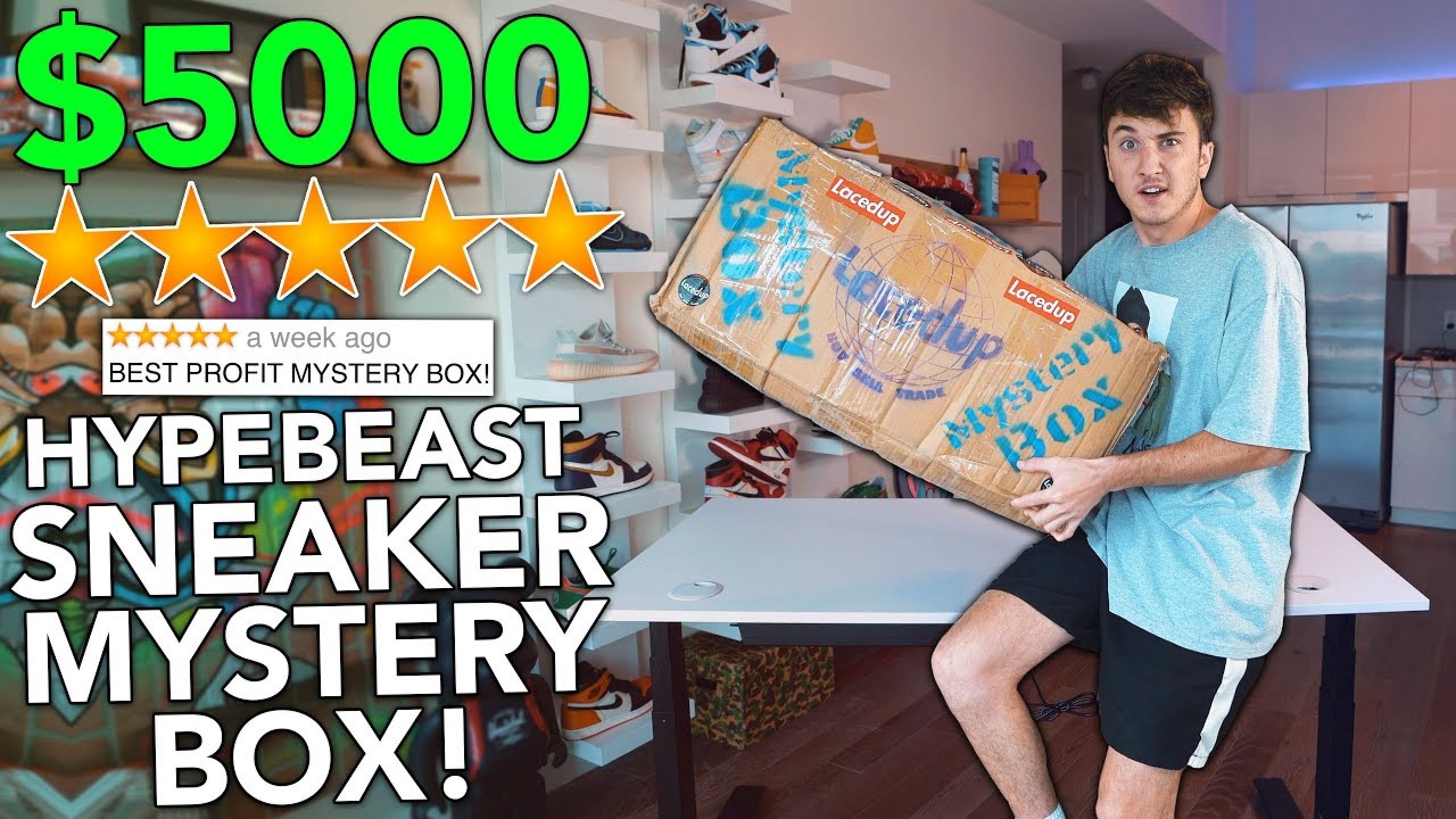 Unboxing A $5000.00 BEST Reviewed Hypebeast Mystery Box!: Clothes ...