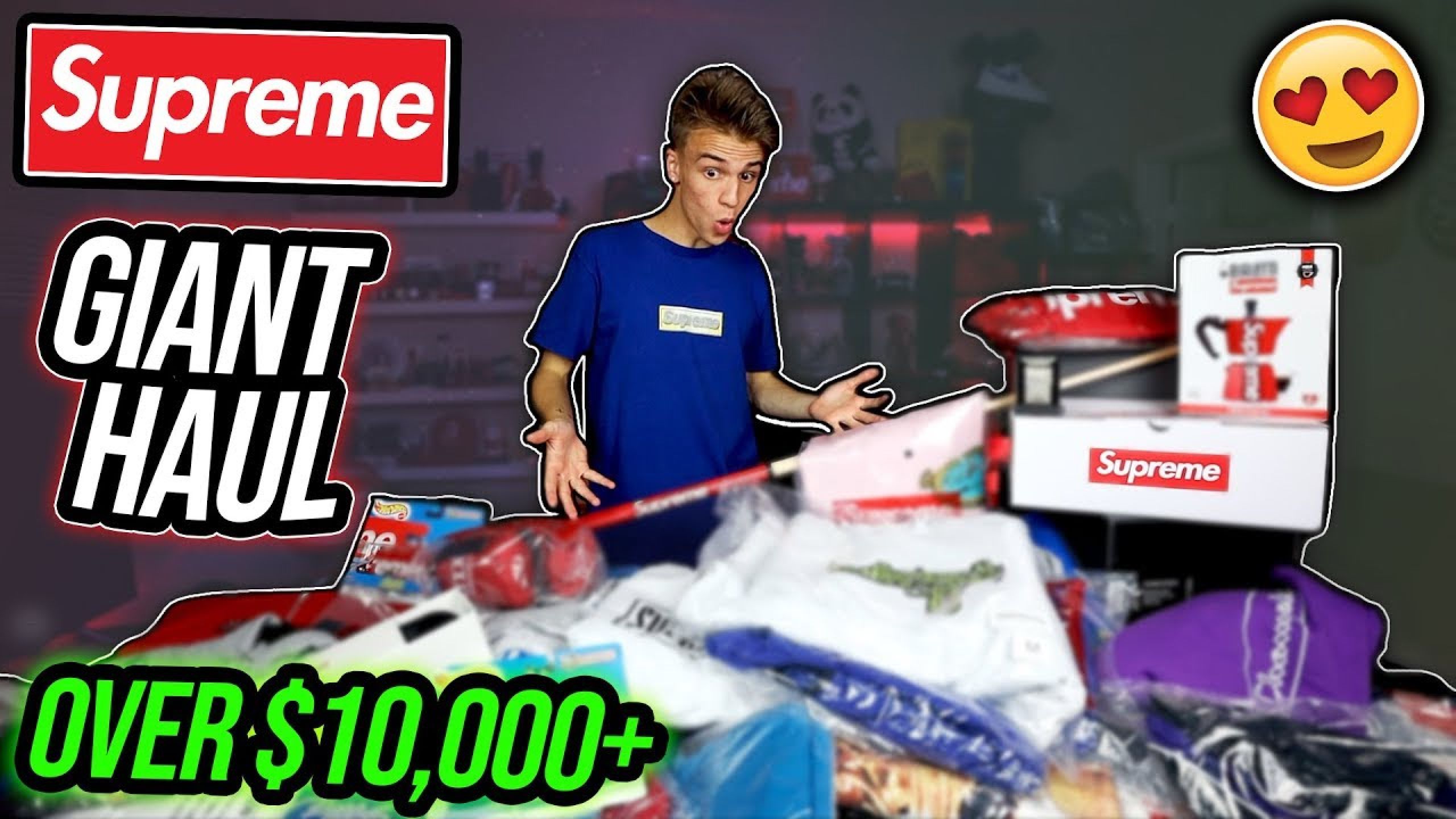 One Of My Biggest Supreme Hauls Ever 10 000 Unboxing Clothes
