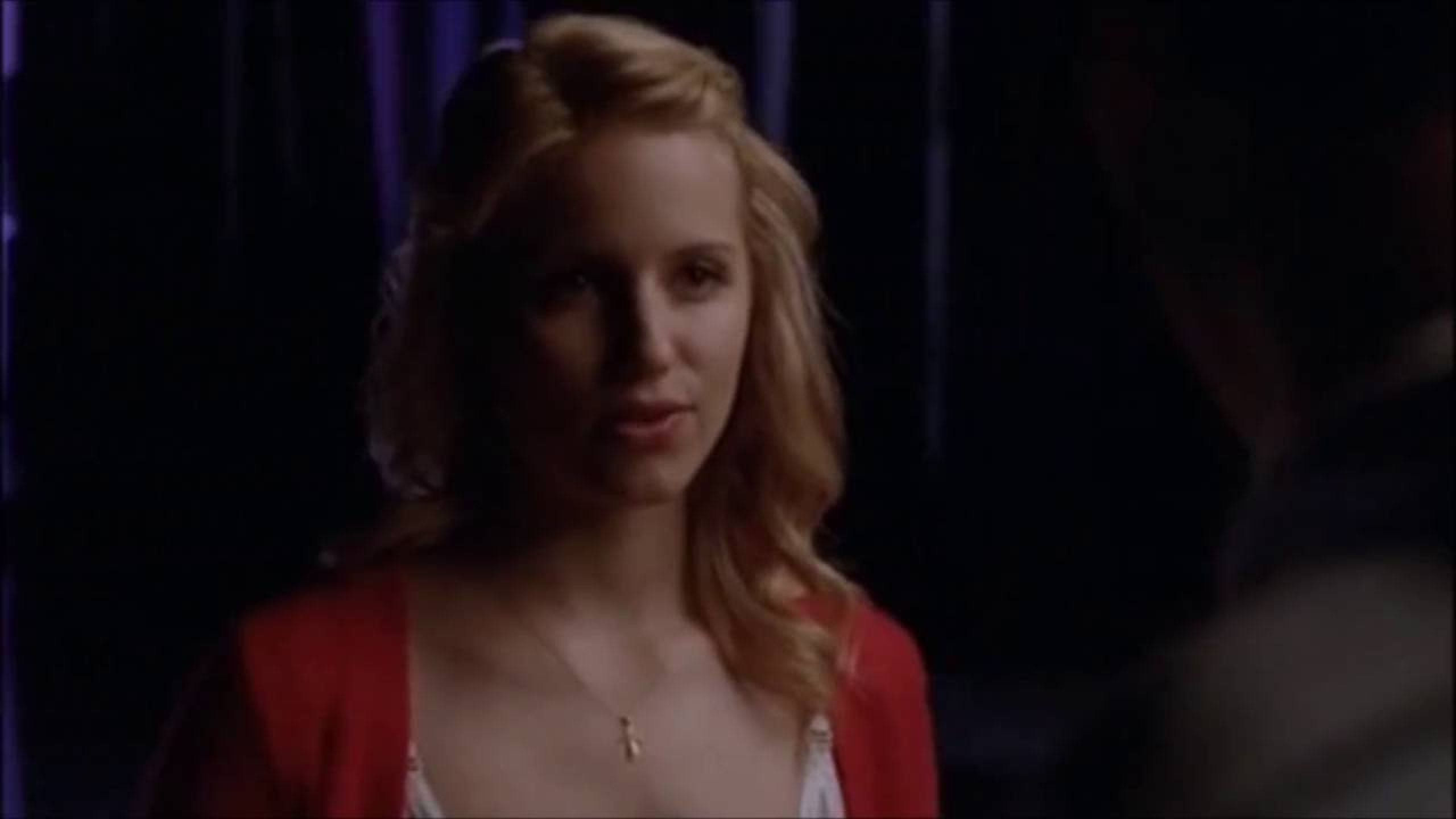 Glee Finn and Quinn meet in the auditorium 2x12: Clothes, Outfits ...