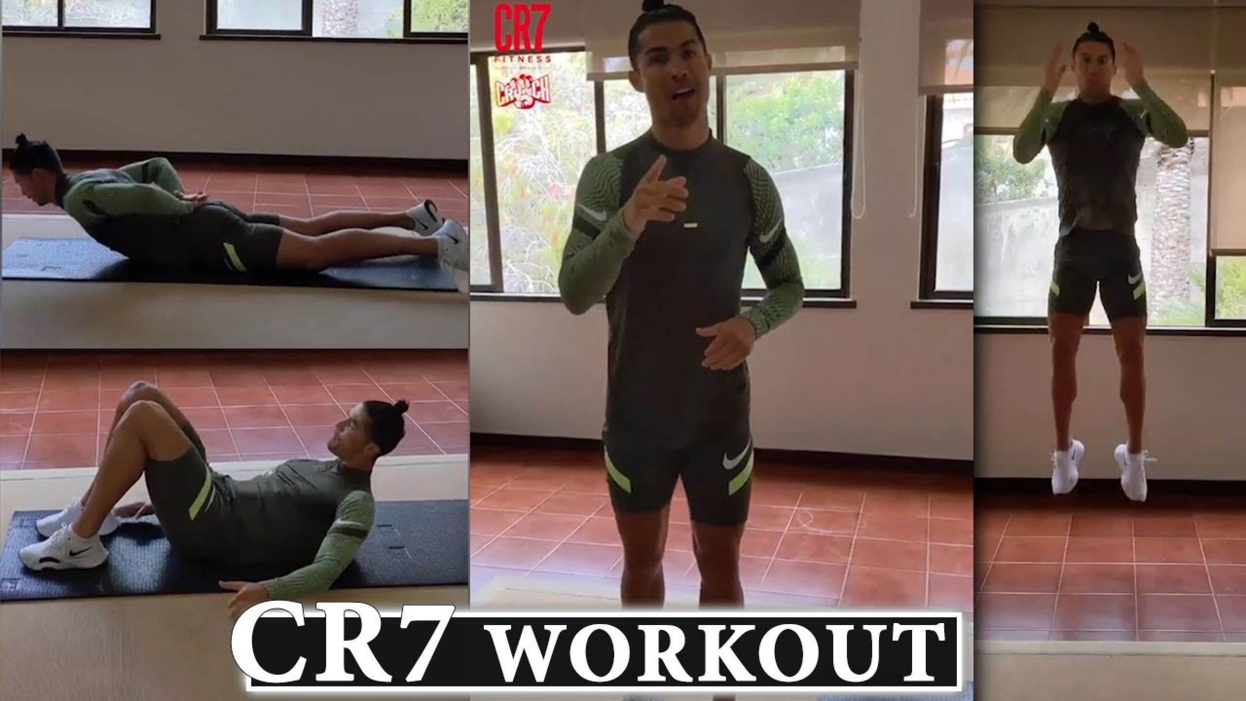 Cristiano Ronaldo Shows his Workout Routine!: Clothes, Outfits, Brands ...