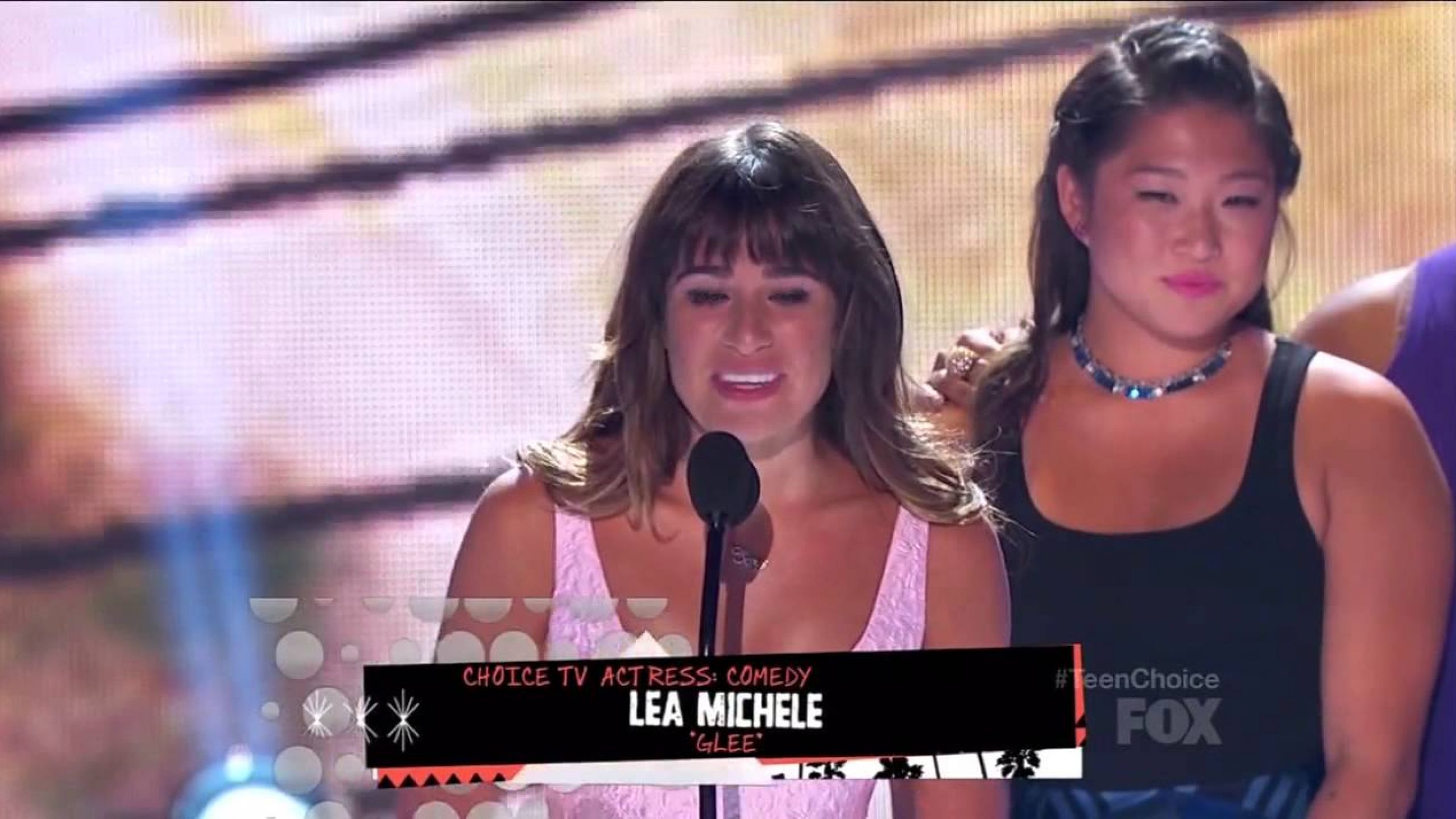 Glee Cast winning with Lea Michele's Acceptance Speech (2013 TCA's) (HD ...