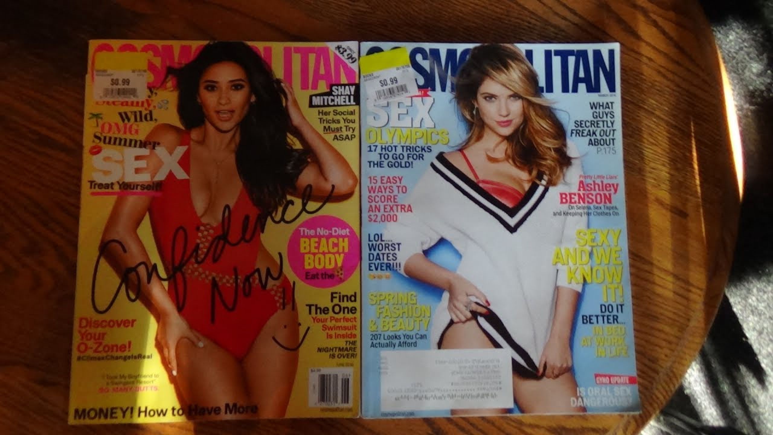 Buttah Me Up, #ButtahBenzo! - Cosmopolitan Magazines with Shay Mitchell and Ashley Benson ...