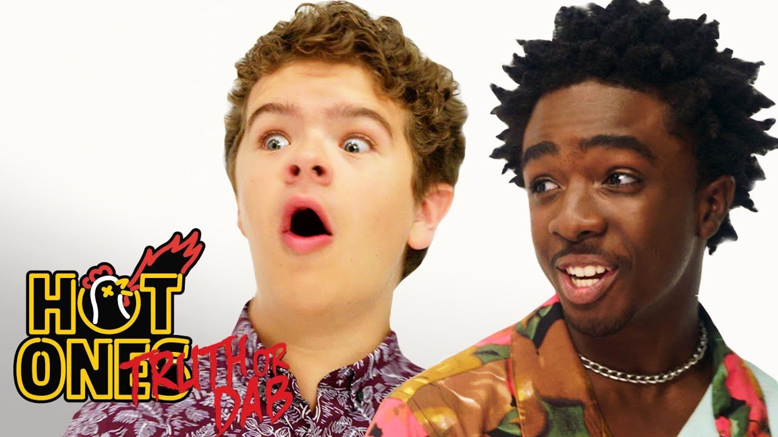 Stranger Things' Caleb McLaughlin and Gaten Matarazzo Play Truth or Dab ...