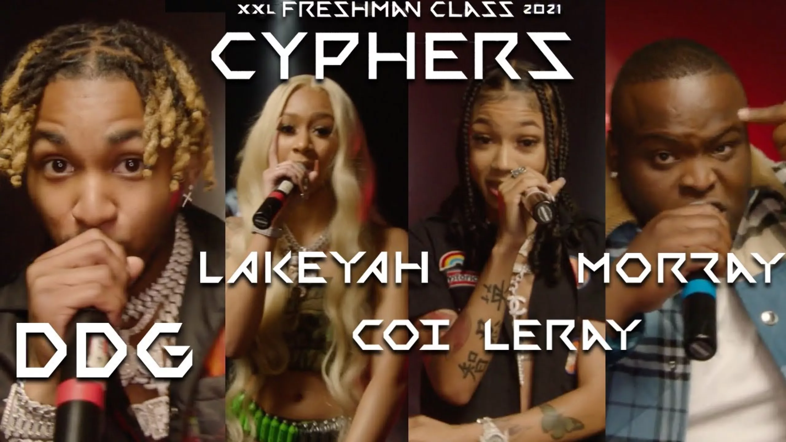 DDG, Lakeyah, Morray and Coi Leray's 2021 XXL Freshman Cypher: Clothes ...