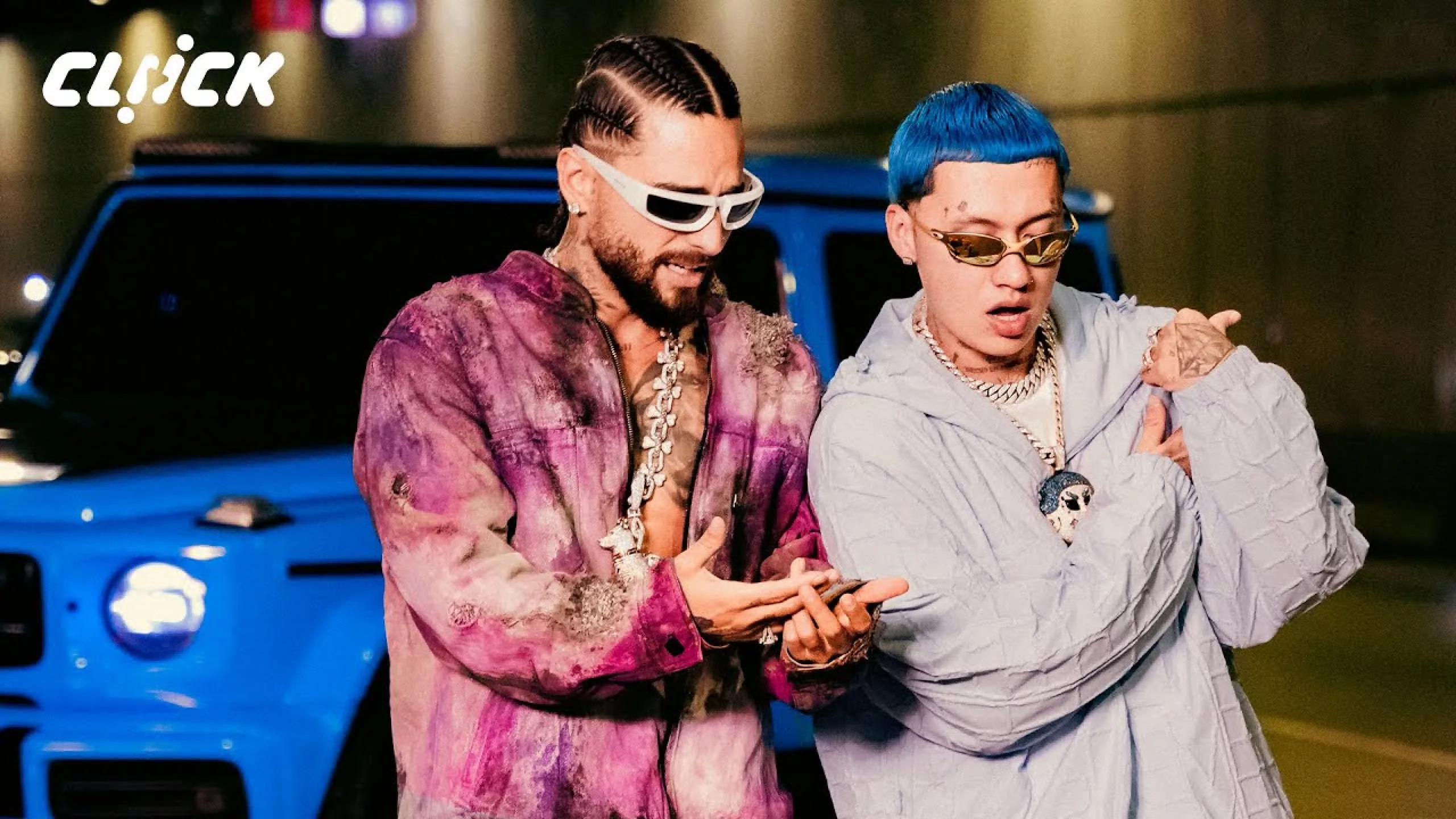 BLESSD MALUMA | EL RELOJ ⏰ 💙💜( VIDEO OFICIAL ): Clothes, Outfits ...