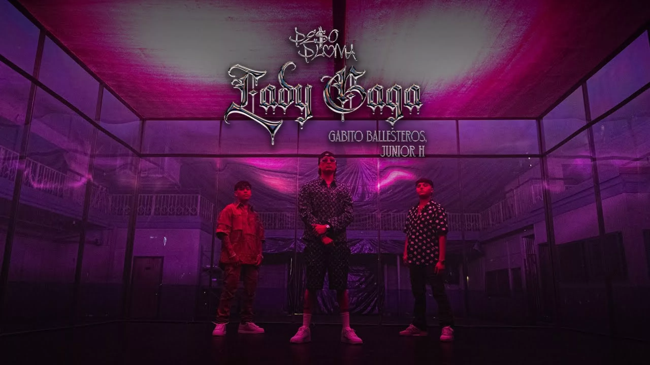 LADY GAGA (Video Oficial) - Peso Pluma, Gabito Ballesteros, Junior H ...