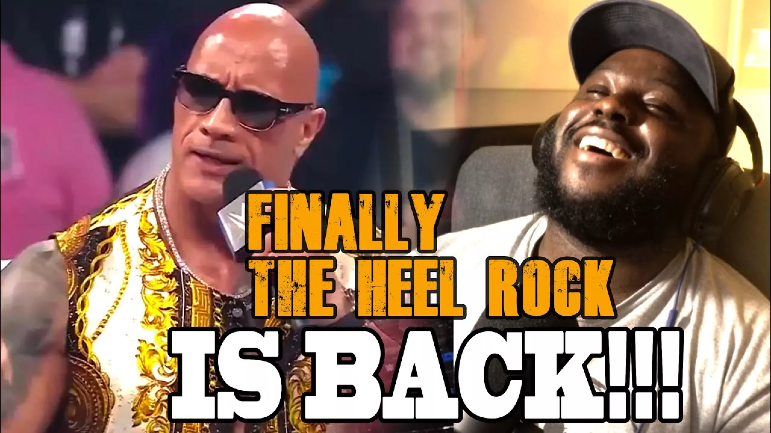 FINALLY VERSACE SHIRT The ROCK IS BACK!!! #WWE #therock #romanreigns ...