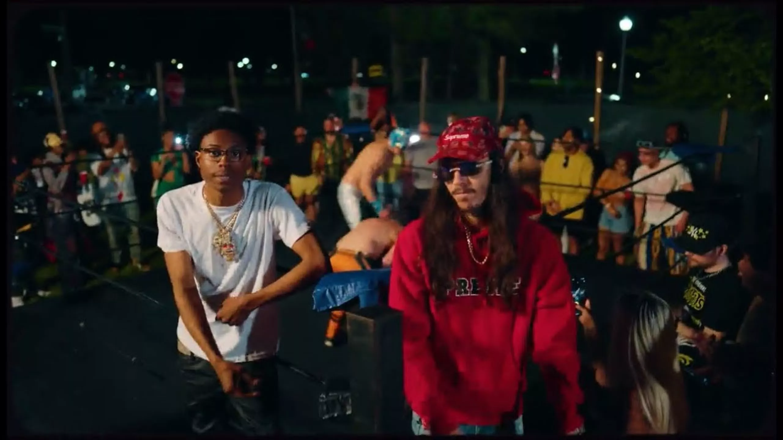 BabyTron & T Bone - Fuego (Official Video): Clothes, Outfits, Brands ...