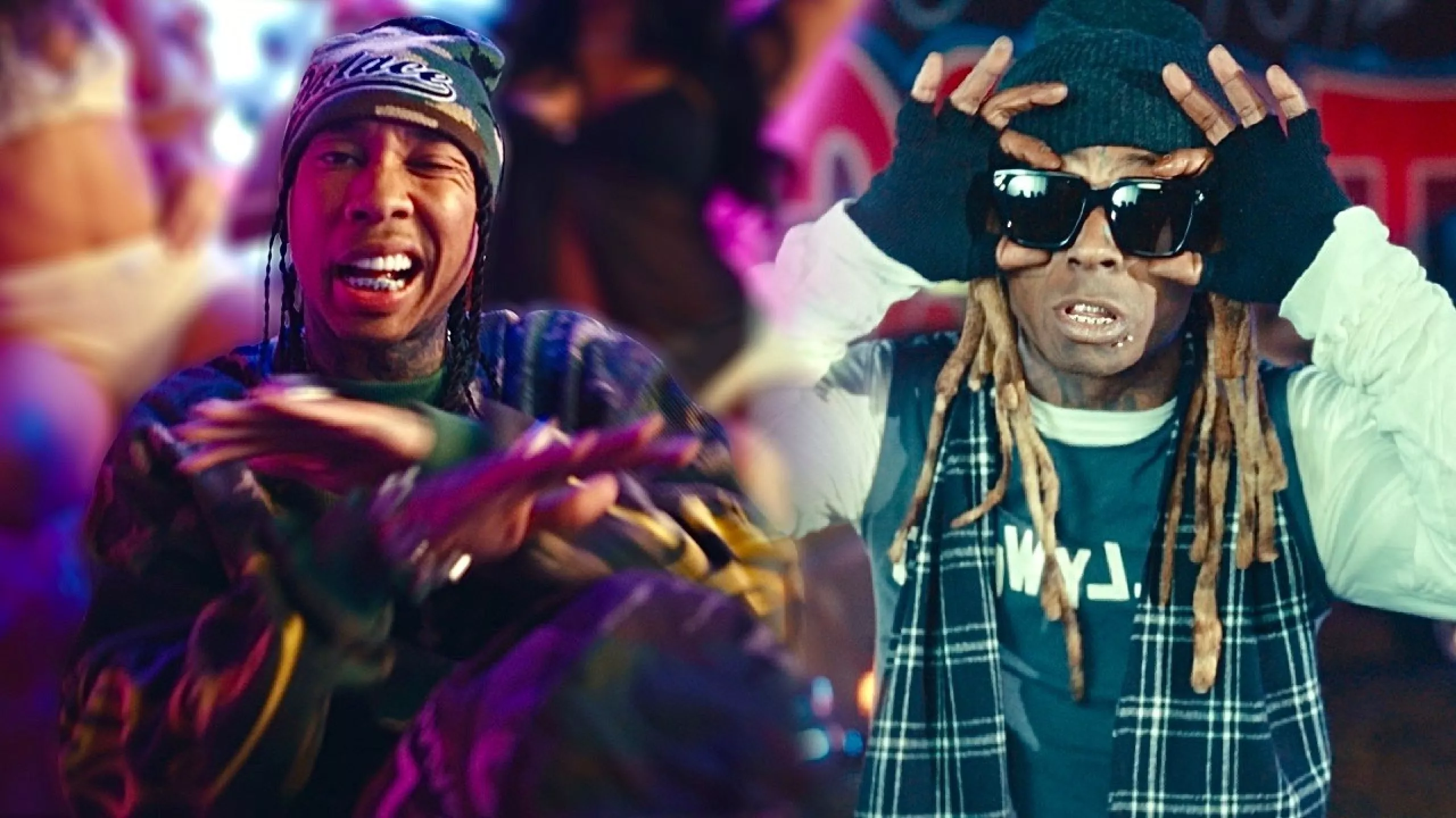 Tyga x Lil Wayne - Pop It Off [Official Video]: Clothes, Outfits ...