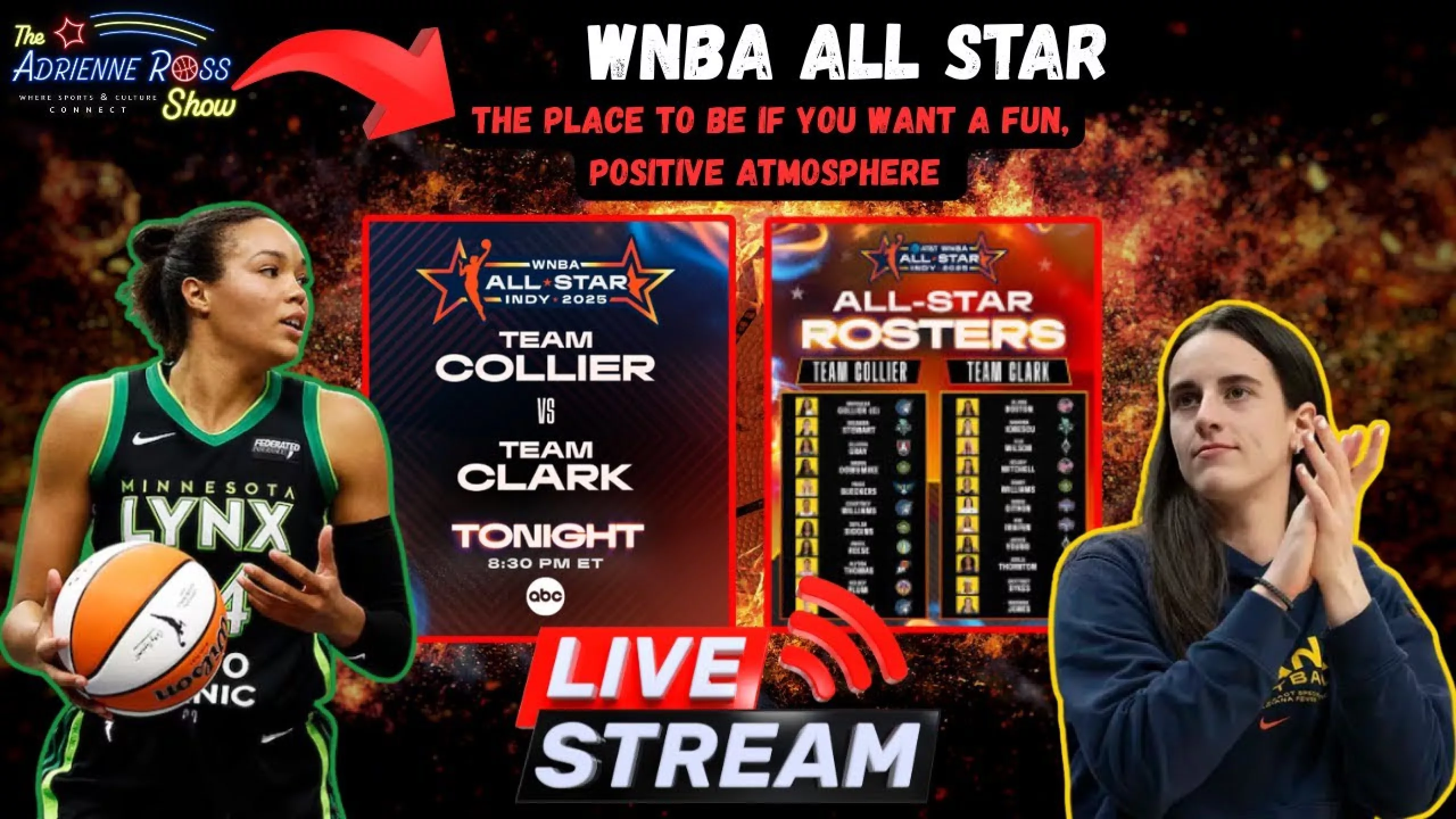 2025 WNBA All-Star Game: Team Clark vs. Team Collier: Ropa, Moda, Marca, Look y Estilo | Spotern