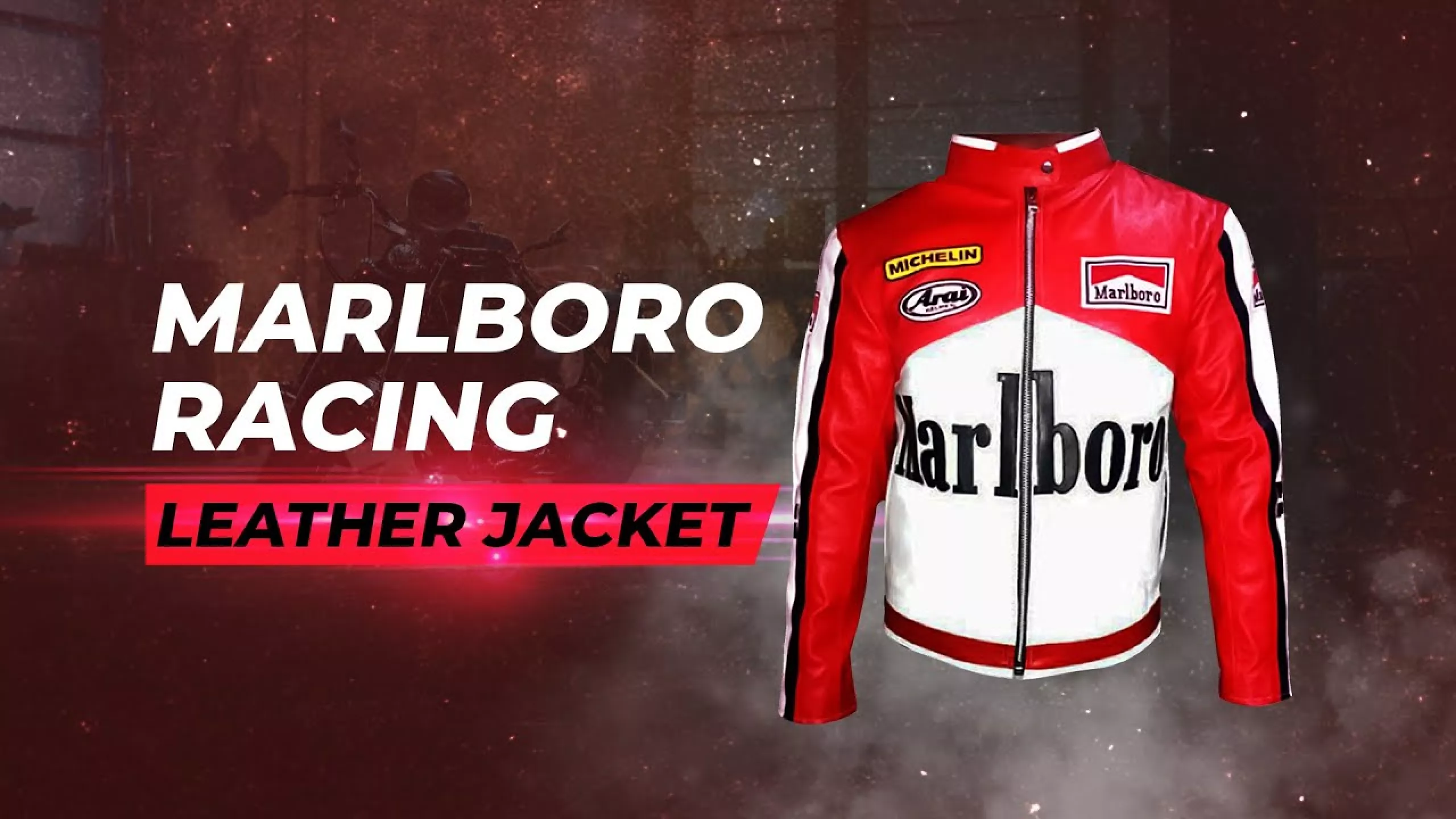 Marlboro Jacket | Marlboro Racing Jacket | Marlboro Leather Jacket ...
